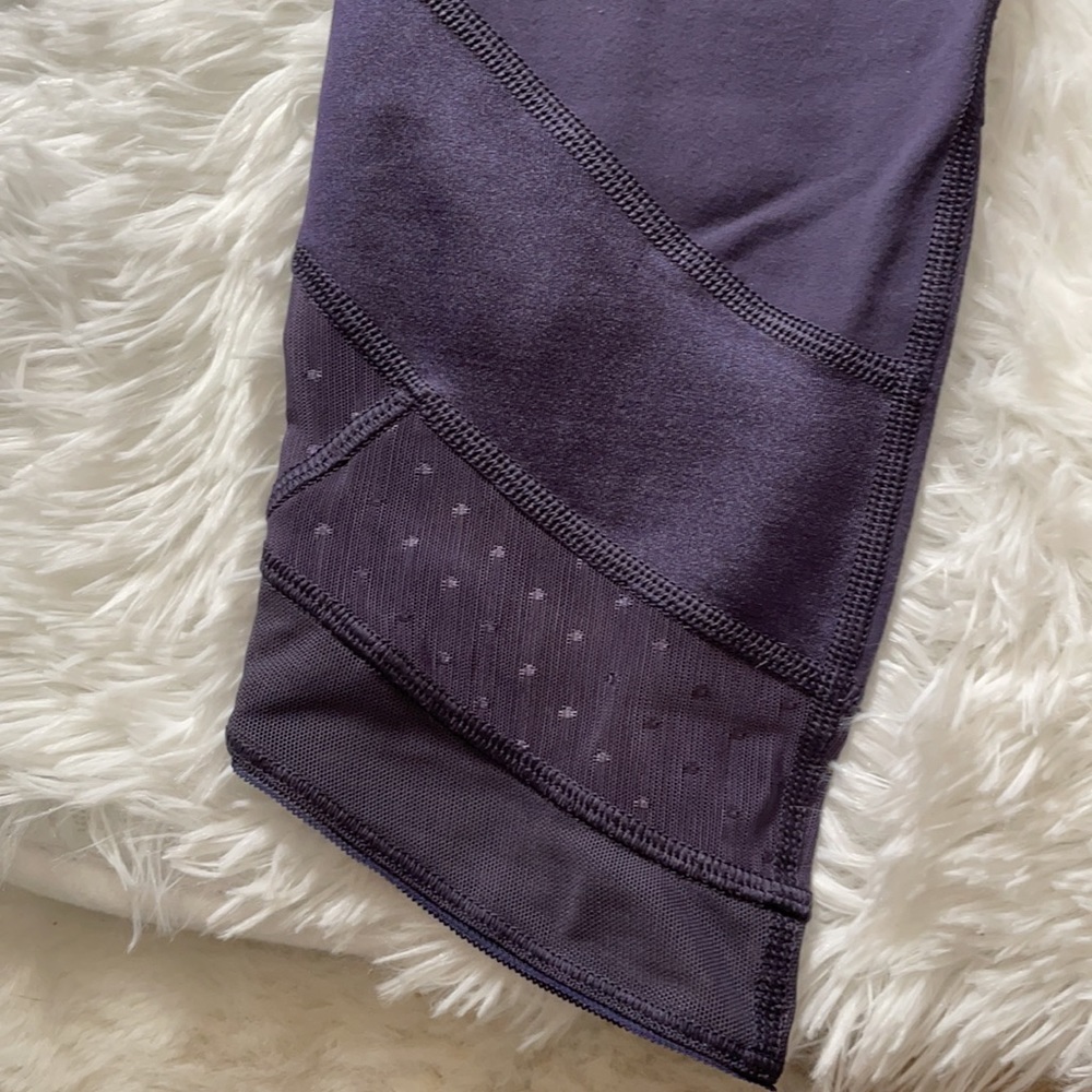 Lululemon Emerge Renewed Crop Nightfall Purple Leggin… - Gem